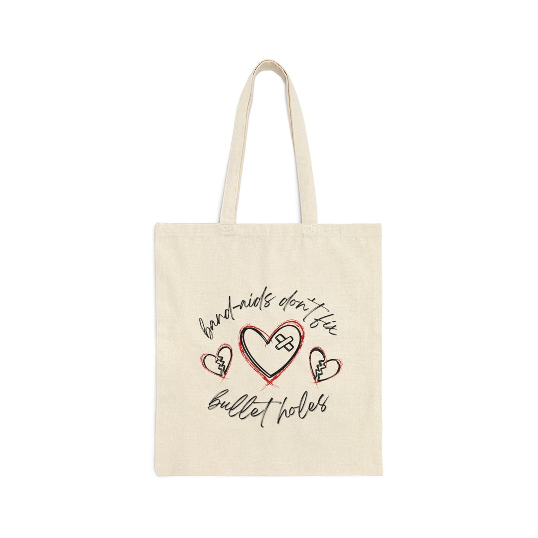 BAD BLOOD Taylor Swift Band-aids Don't Fix Bullet Holes Cotton Canvas ...