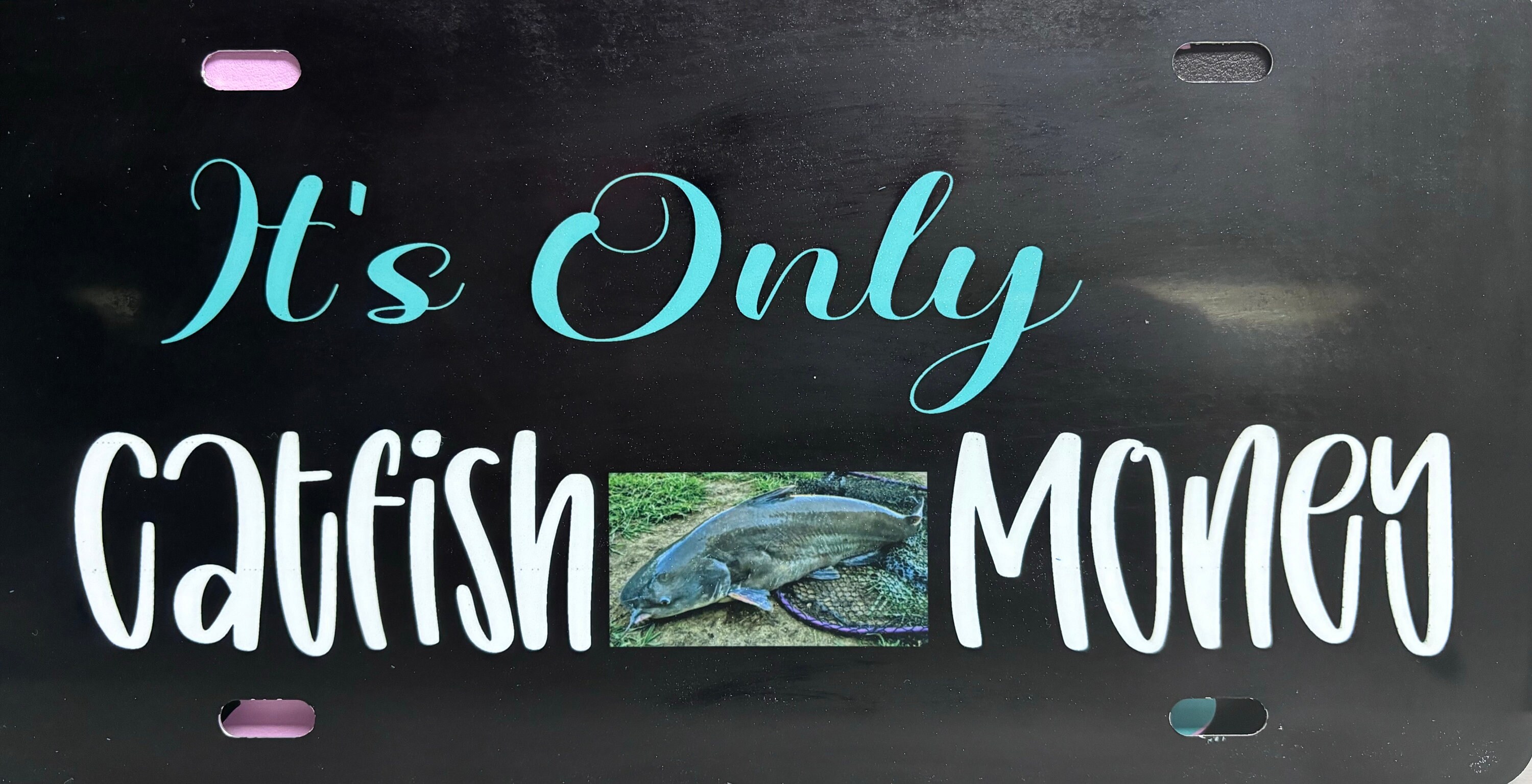 Catfish Money License Plate - Etsy