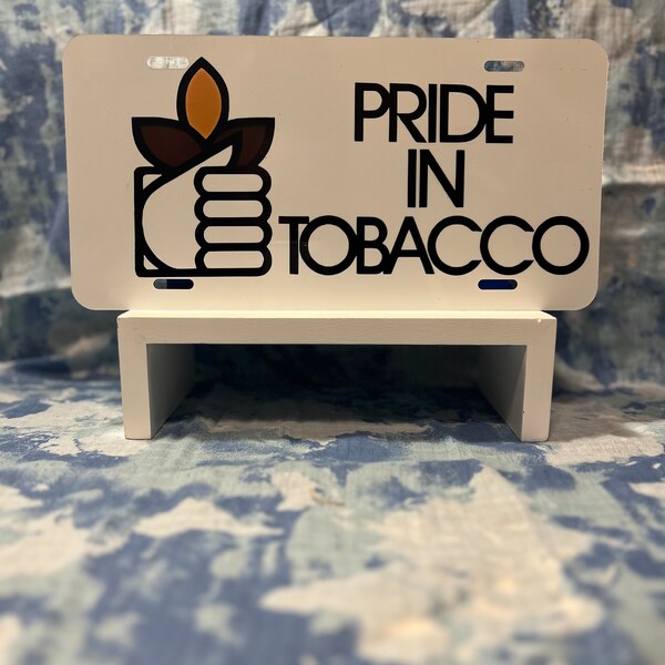Tobacco License Plate - Etsy
