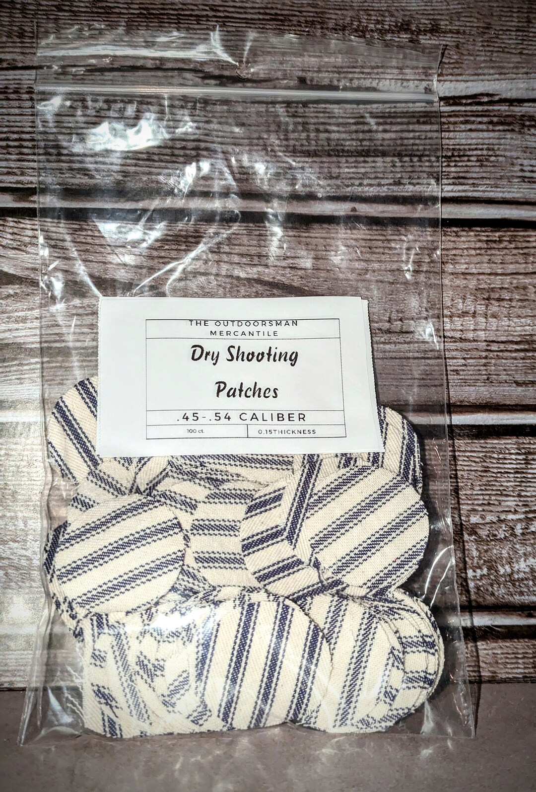 Premium Dry Shooting Patches - Ideal for Calibers .45-.54 | 0.15 ...
