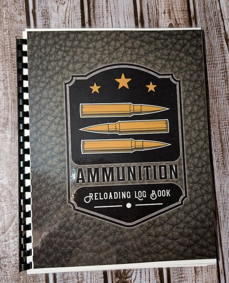 Ammo Reloading Log Book Recommended for Rifles and Pistol Ammo. - Etsy