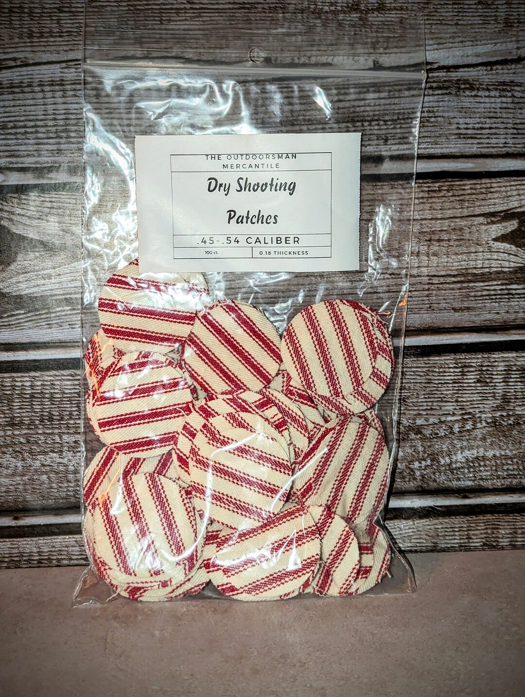 Superior Performance .45-.54 Caliber Dry Shooting Patches - 0.18 ...