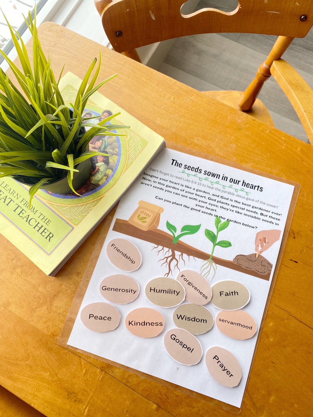 Parable of Jesus, Kids Bible Activity, Homeschool Printable, Sunday ...