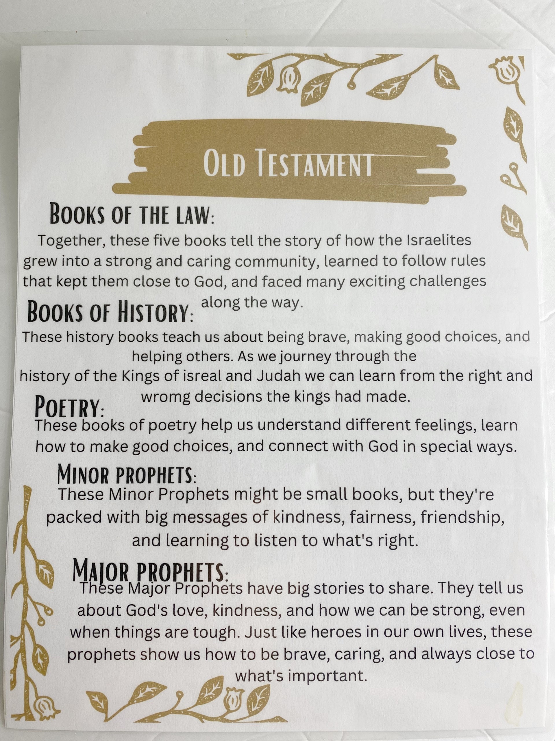 Books of the Bible Printable Memory Game Bundle, Learn Old & New ...