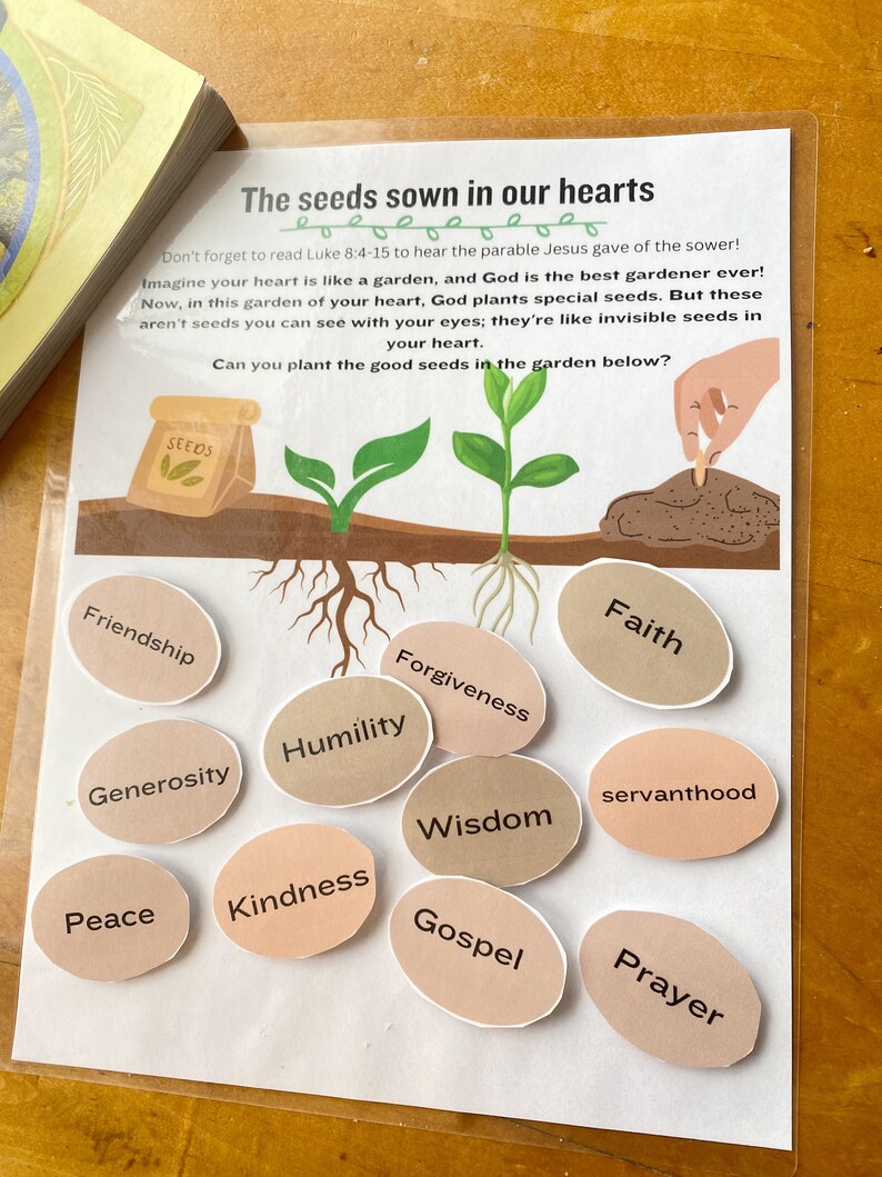 Parable of Jesus, Kids Bible Activity, Homeschool Printable, Sunday ...