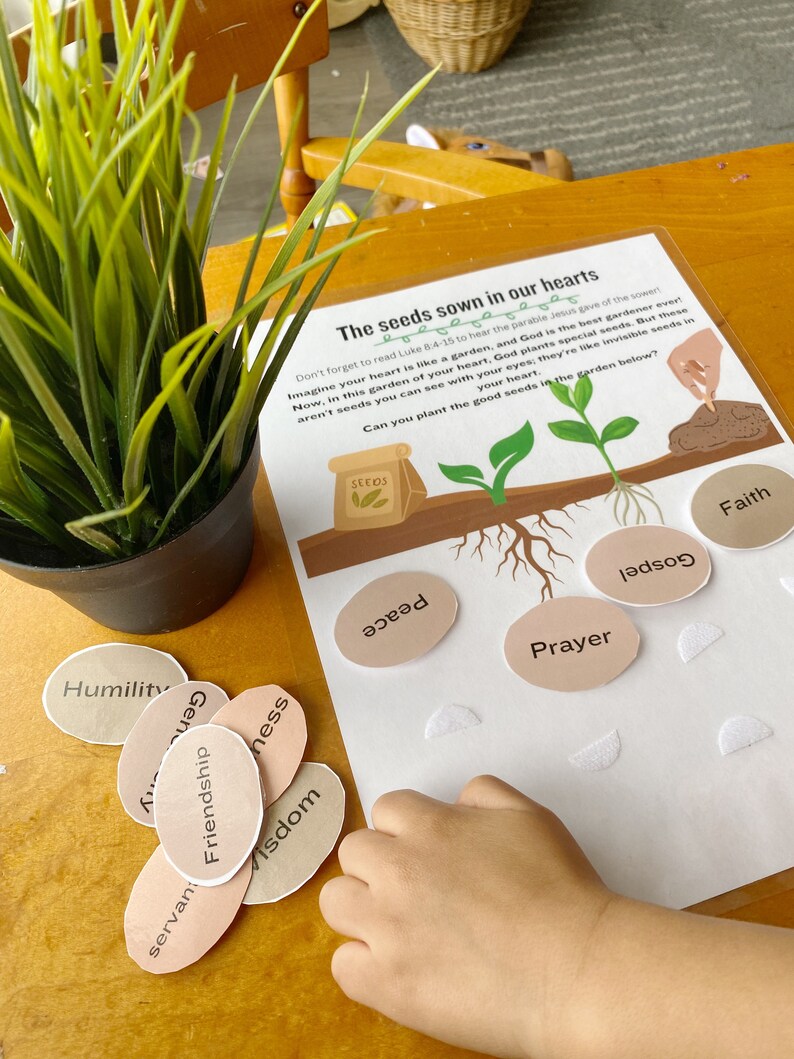 Parable of Jesus, Kids Bible Activity, Homeschool Printable, Sunday ...