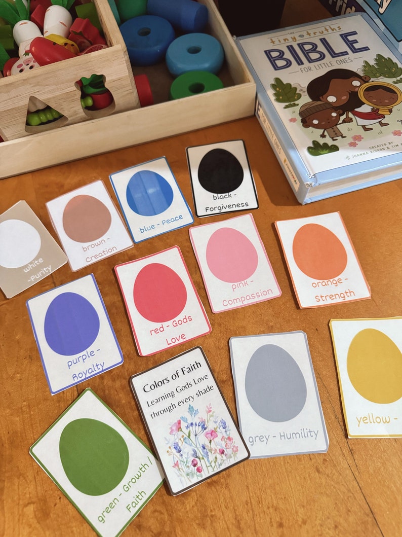 Bible Flash Cards for Kids, Christian Printable, ABC Activity, Jesus ...