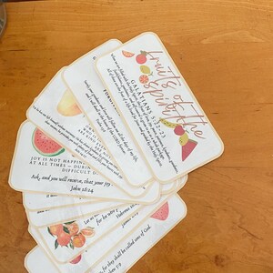 Fruit of the Spirit Flashcards, Galatians 5 Activity, Kids Bible Lesson ...