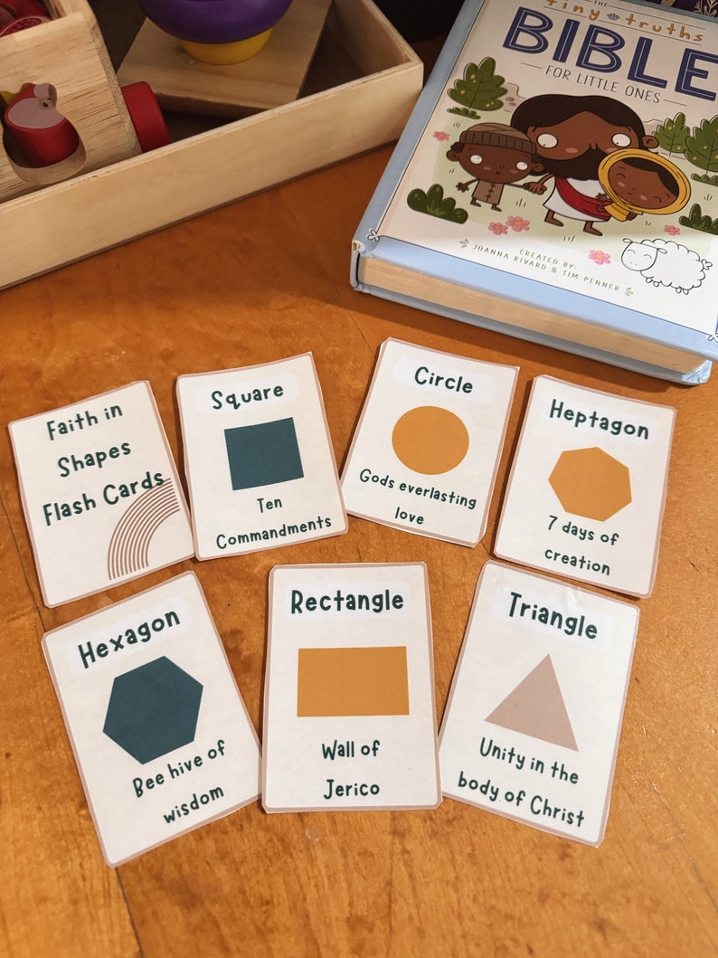 Bible Flash Cards for Kids, Christian Printable, ABC Activity, Jesus ...