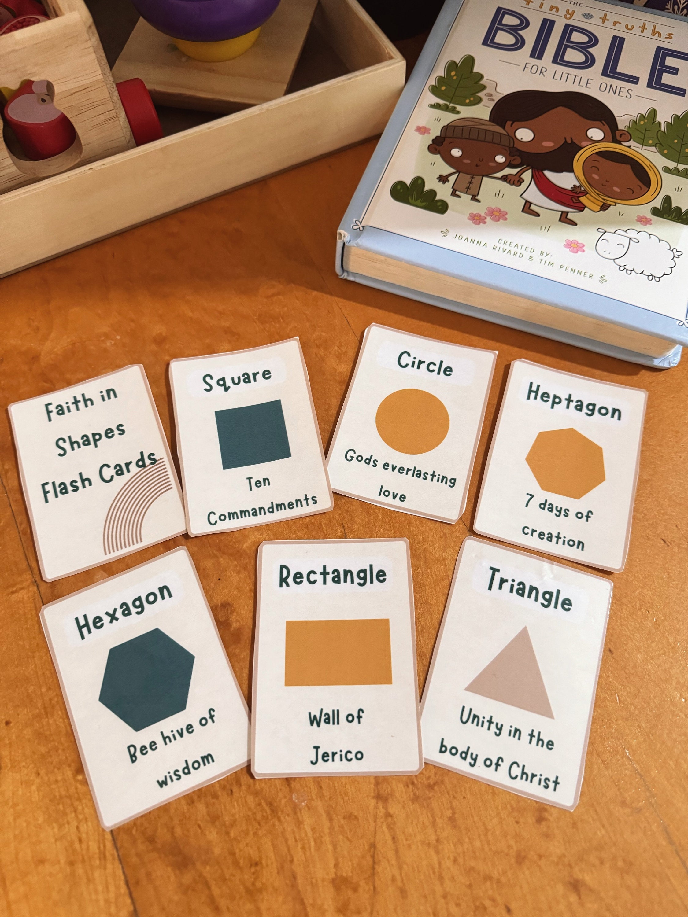 Bible Flash Cards for Kids, Christian Printable, ABC Activity, Jesus ...