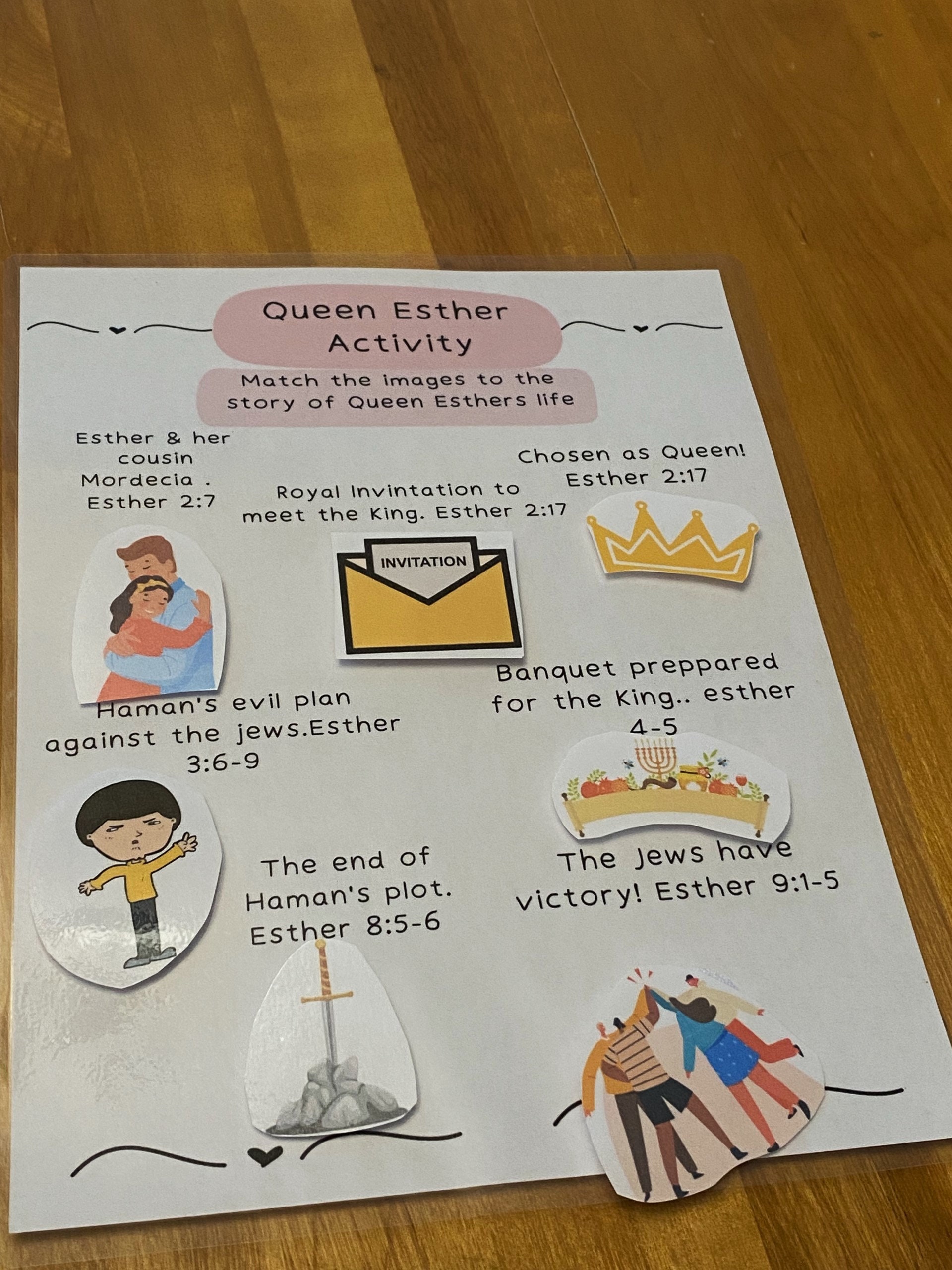 Esther Bible Activity Bundle, Bible Story Printable, Old Testament ...