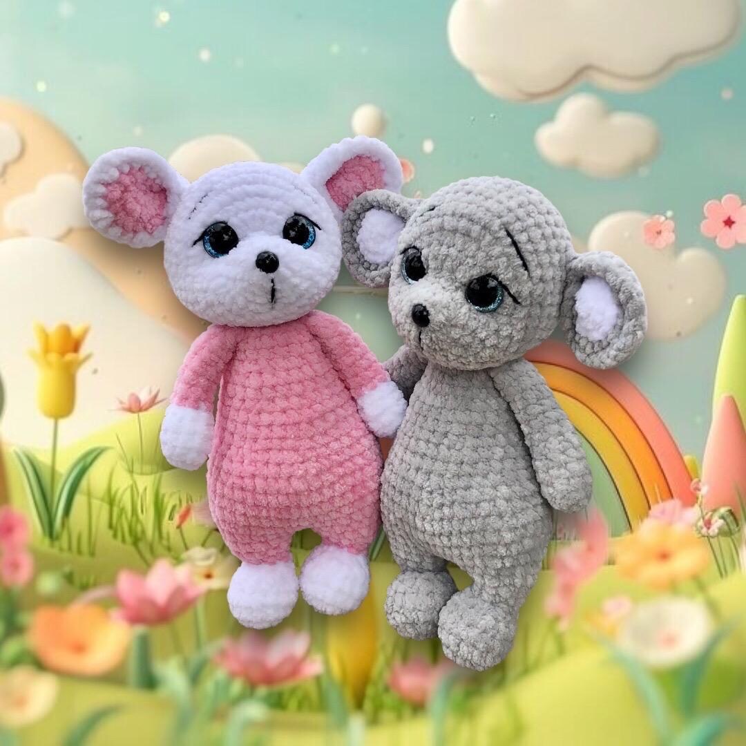 Loopy and Coco the Mice Crochet Pattern, Mouse Crochet Pattern PDF File ...