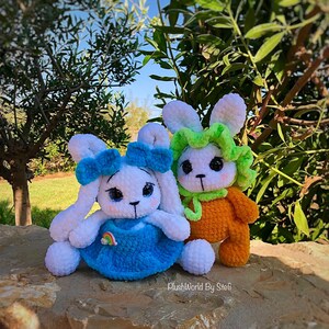 Marsh and Mallow Bunnies Crochet Pattern: Amigurumi Toy (PDF) - Etsy
