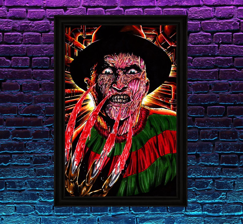 Horror Icon's Trio Vol 1 3x A4 Posters Art by Sam Rogers Slasher Wall ...