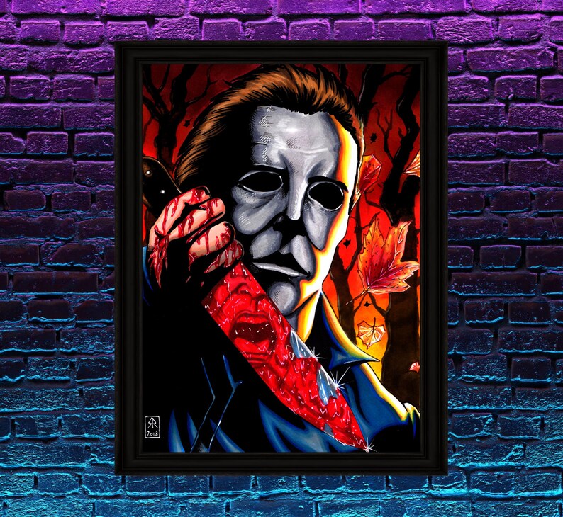 Horror Icon's Trio Vol 1 3x A4 Posters Art by Sam Rogers Slasher Wall ...