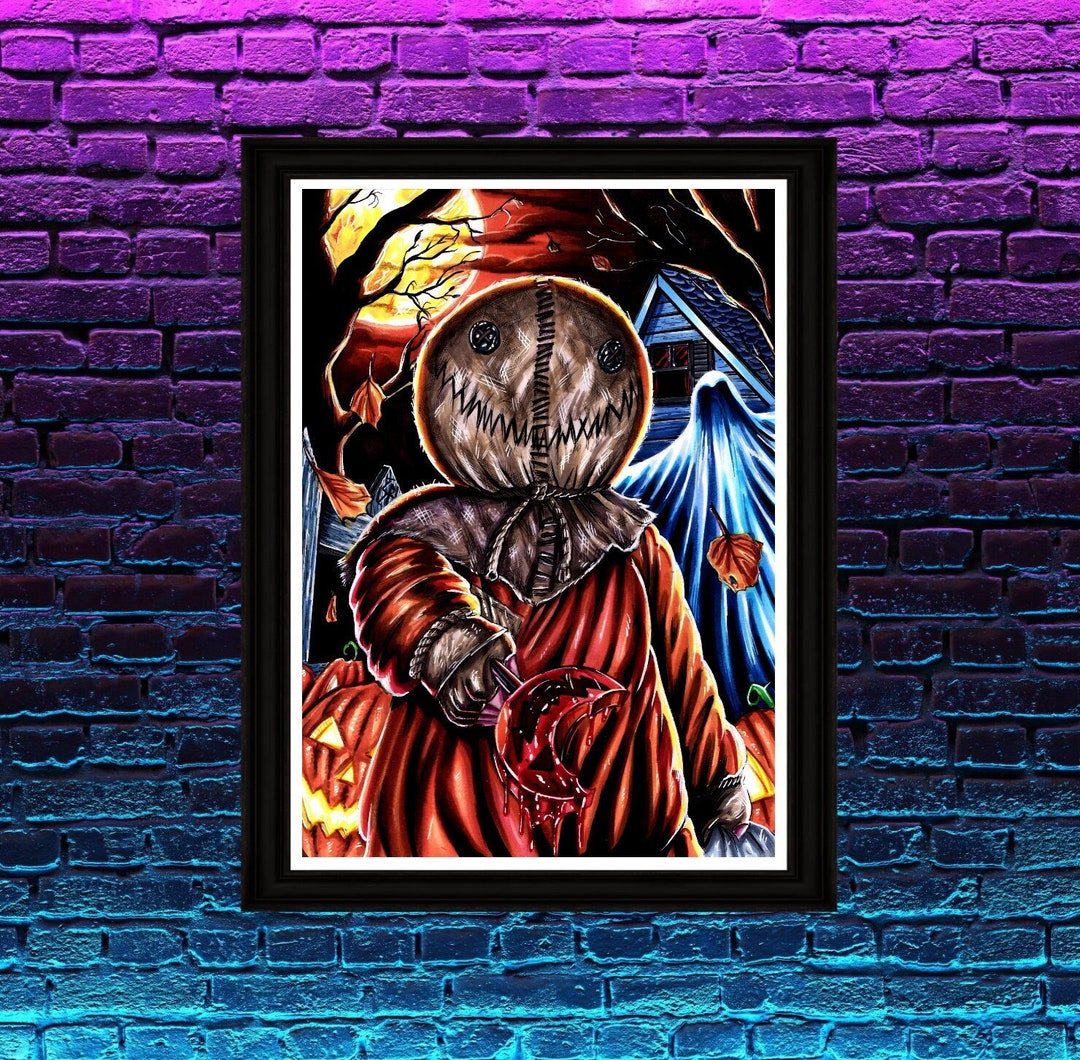 Trick 'r Treat Sam A4 Poster Original Art of Sam Rogers - Etsy