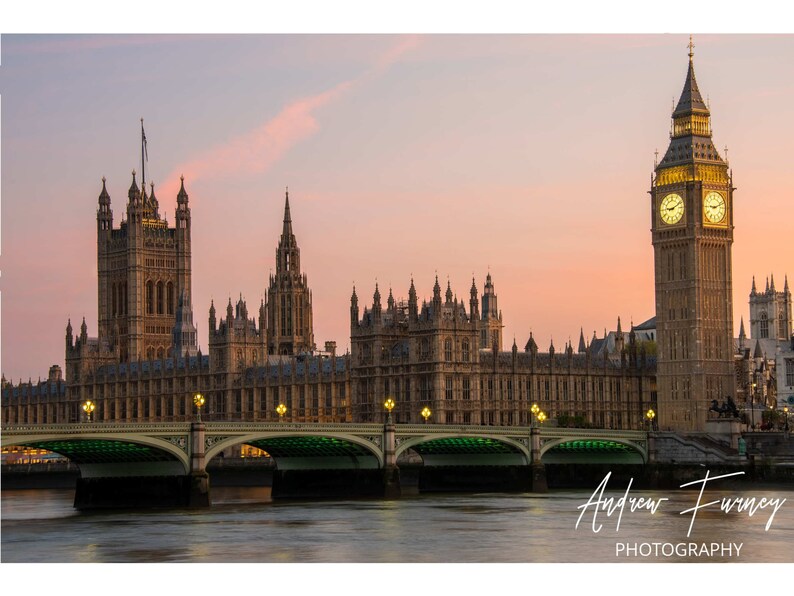 Big Ben Poster, Westminster Bridge, Travel Poster, England Wall Decor ...
