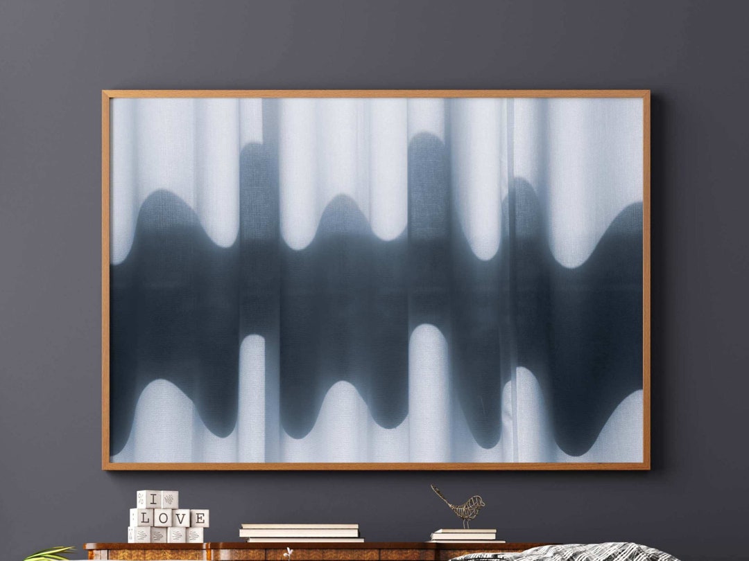 Gray Modern Abstract Art Contemporary Art Wall Print Room Wall Decor ...