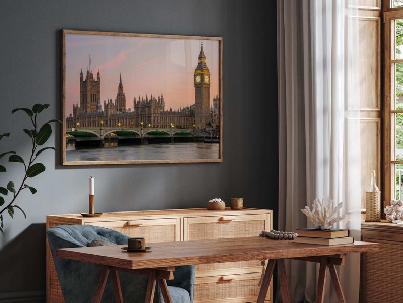 Big Ben Poster, Westminster Bridge, Travel Poster, England Wall Decor ...