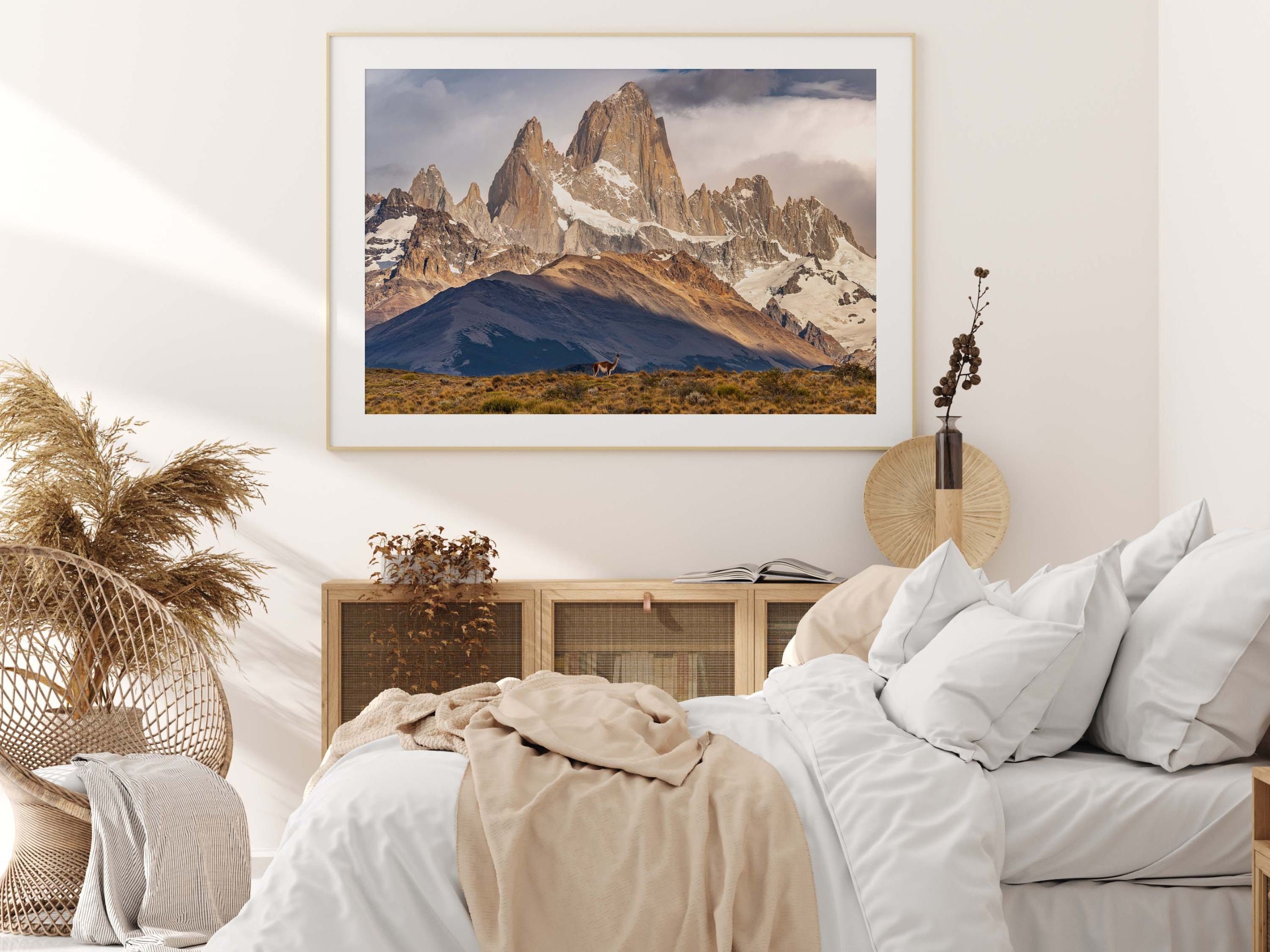 Patagonia Mountain Wall Art Photography Print Landscape Photo Extra ...