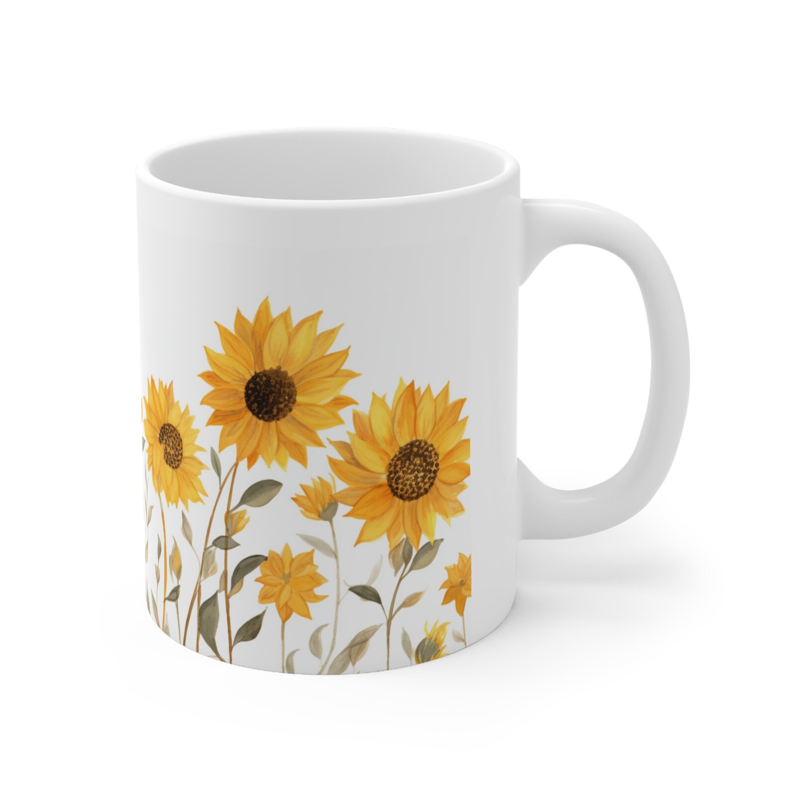Sunflower Mug, Sunflower Gifts, Sunflower Coffee Mug, Sunflower Cup ...
