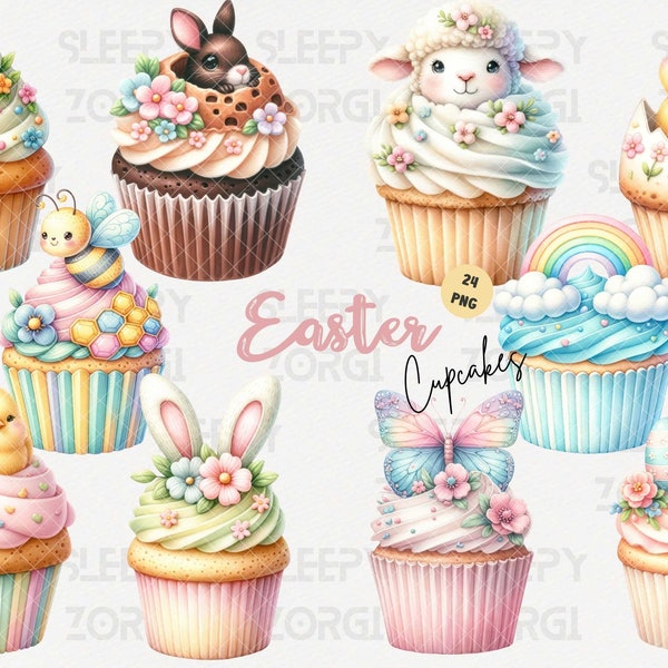 Easter Cupcakes - Etsy