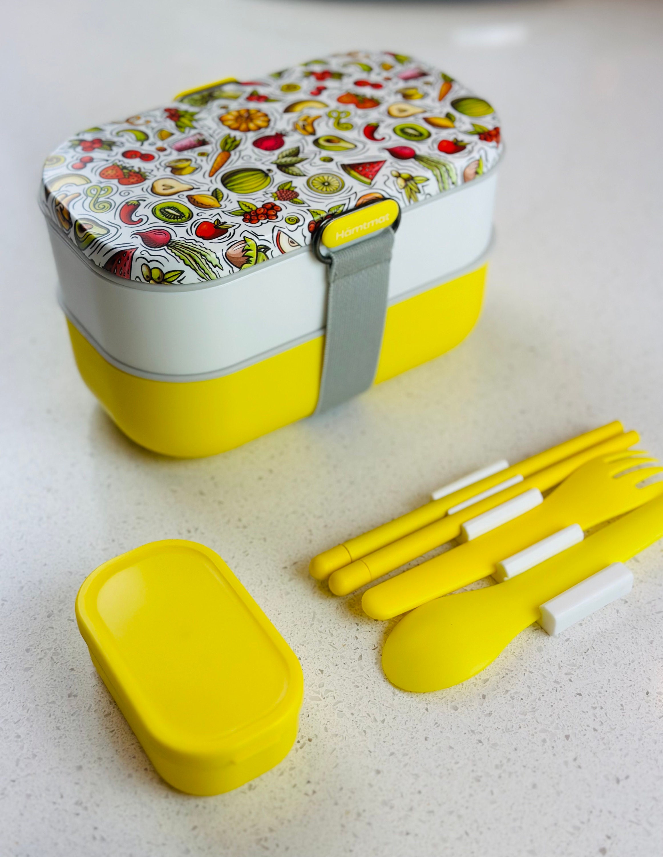 Bento Box for Adults, Cute Bento Box Set, Portable Food Storage ...