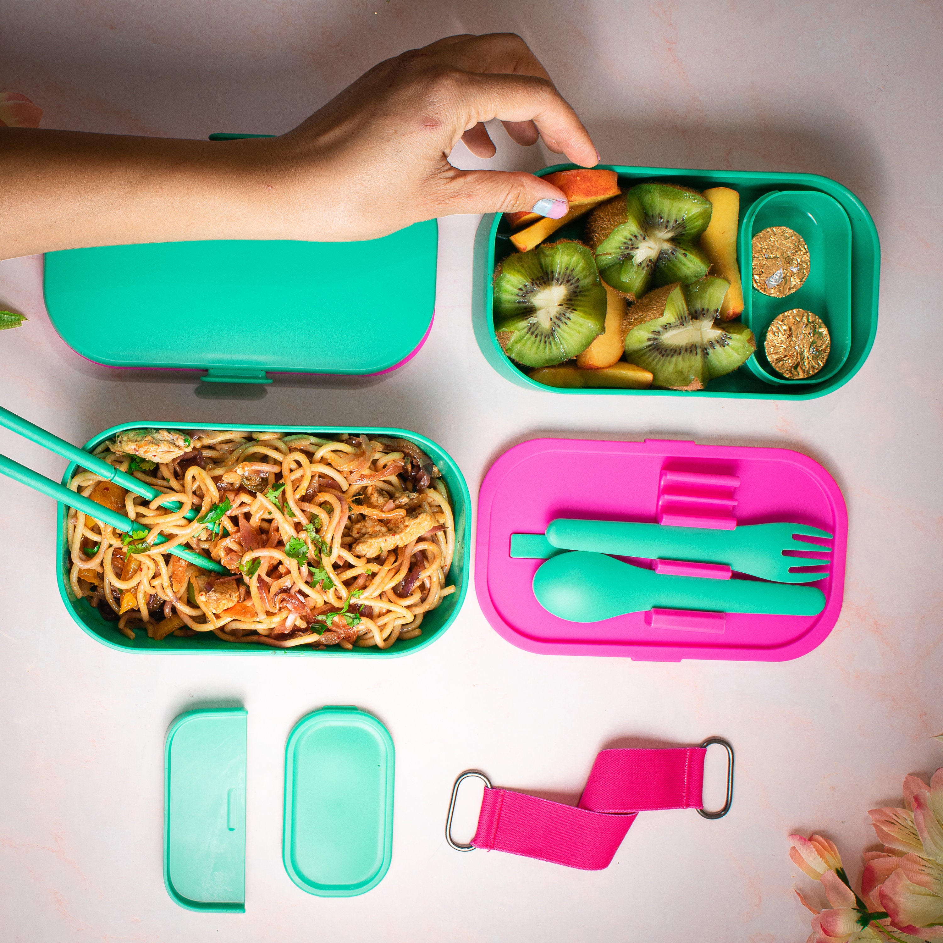 Bento Box for Adults, Stackable Bento Box, Eco Friendly Kids Lunch Box ...