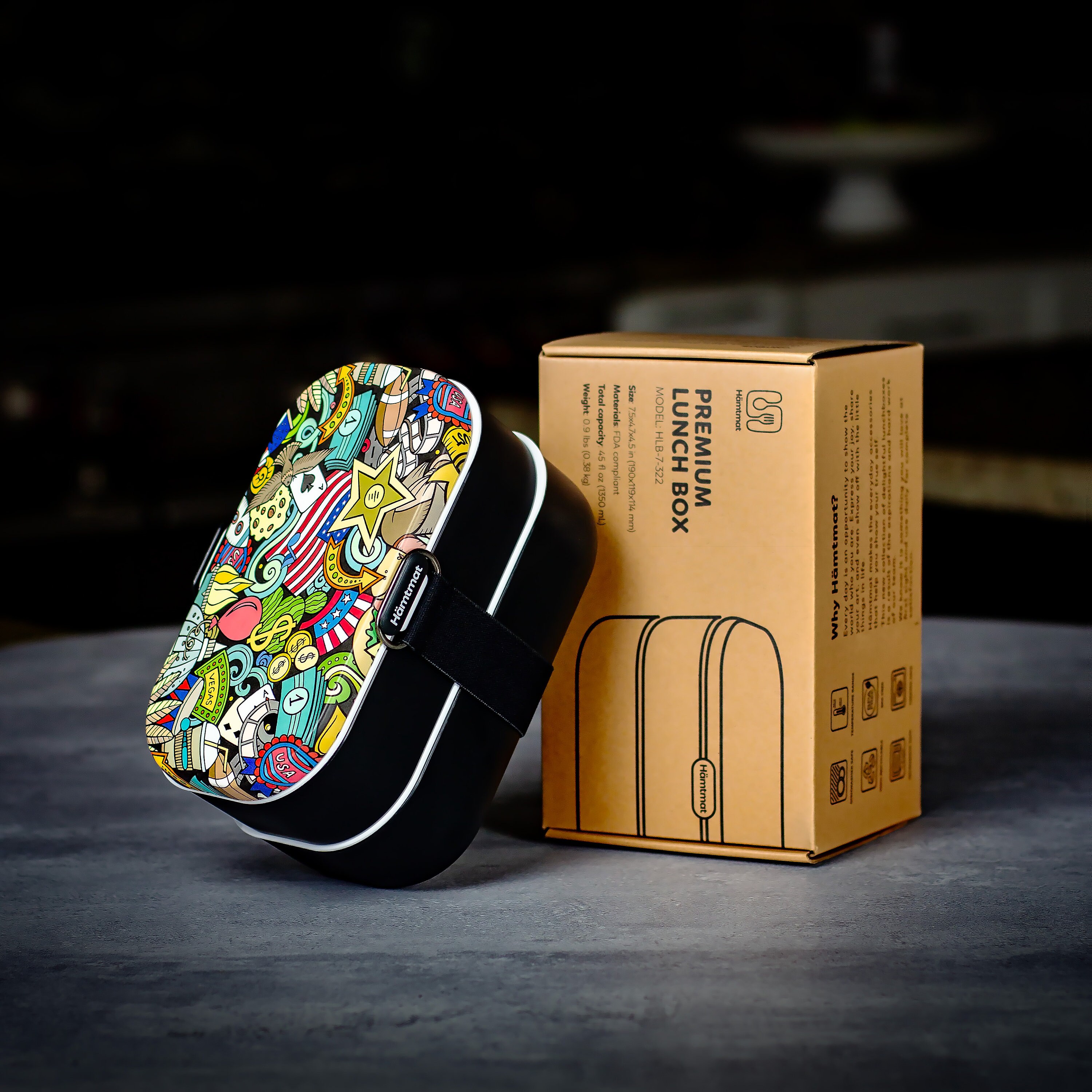 American Style Bento Box, Lunch Bento Box for Adults and Kids ...