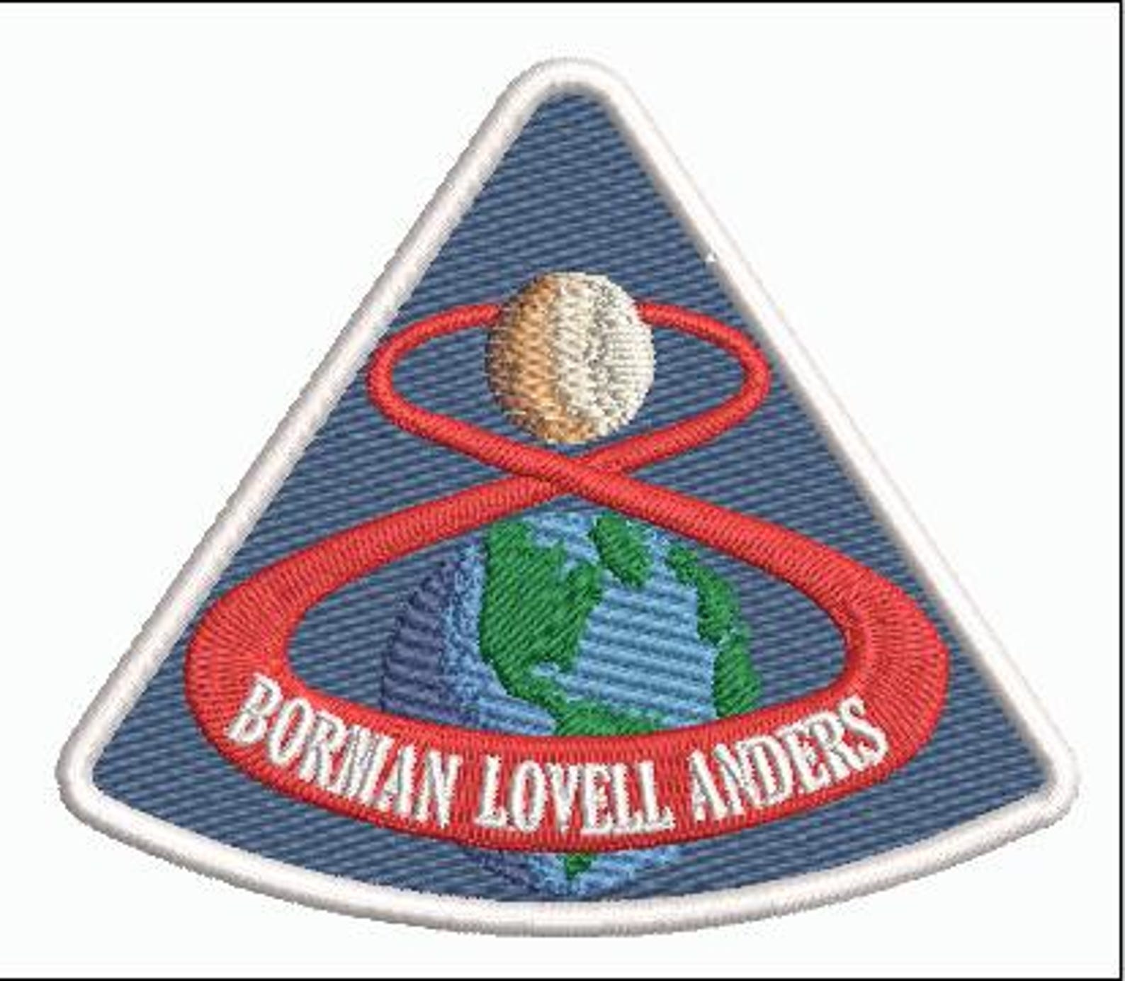 Finished Patch Apollo 8 NASA Space Program Mission Patch 5 Inches - Etsy