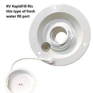 RV Rapidfill™ Fresh Water Tank Fill Hose Adapter for RV, Camper and ...