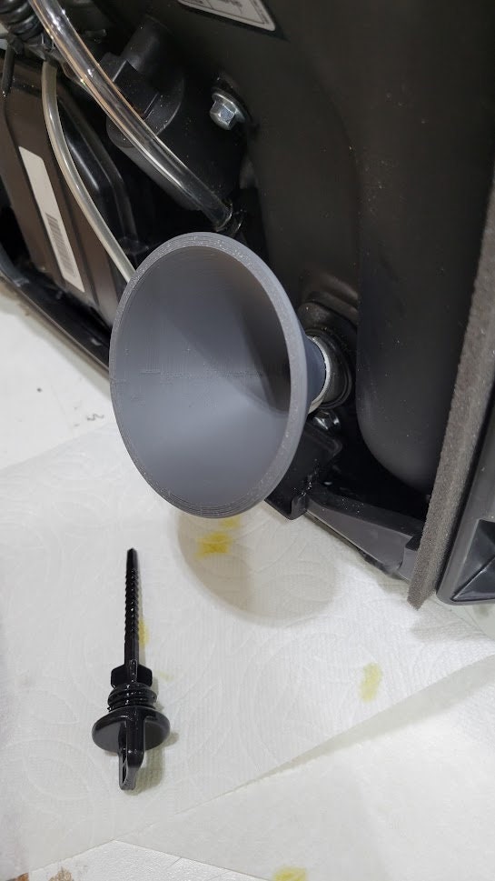 Oil Change Funnel for Champion Generator 200961 2500-watt Dual Fuel - Etsy