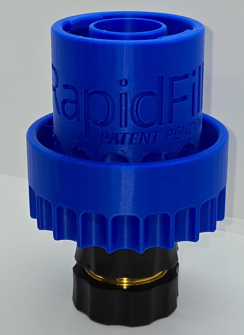 RV Rapidfill Fresh Water Tank Fill Hose Adapter, Hands-free (patented ...