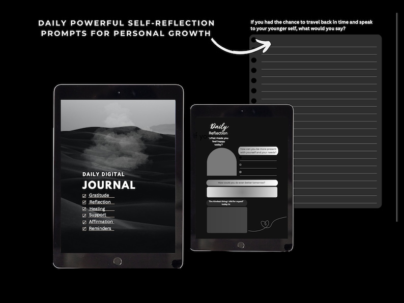 Digital Daily Journal Pages, Digital Journal for Ipad, Goodnotes and ...
