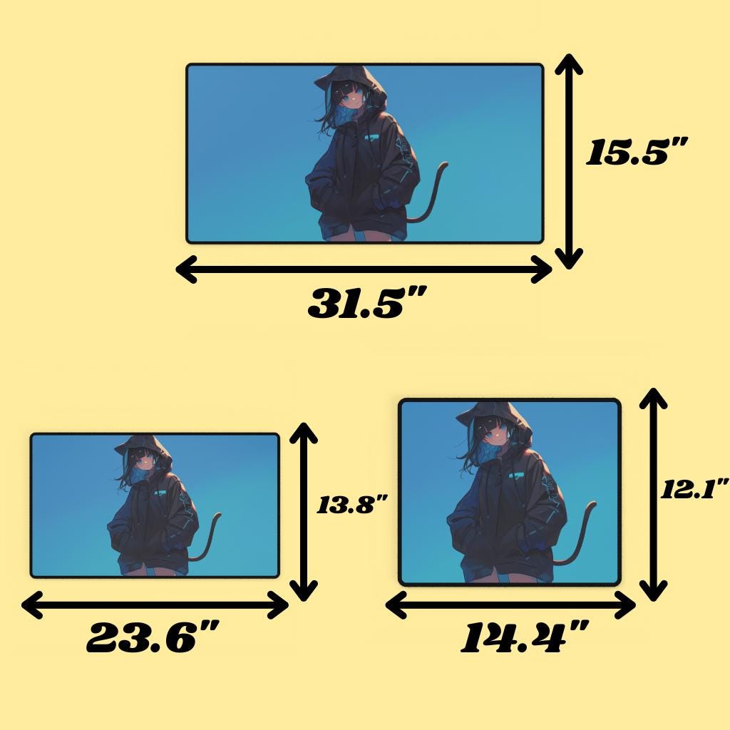 Mikasa Ackerman Mousepad | Attack on Titan Desk Mat | Unique Anime Gift ...