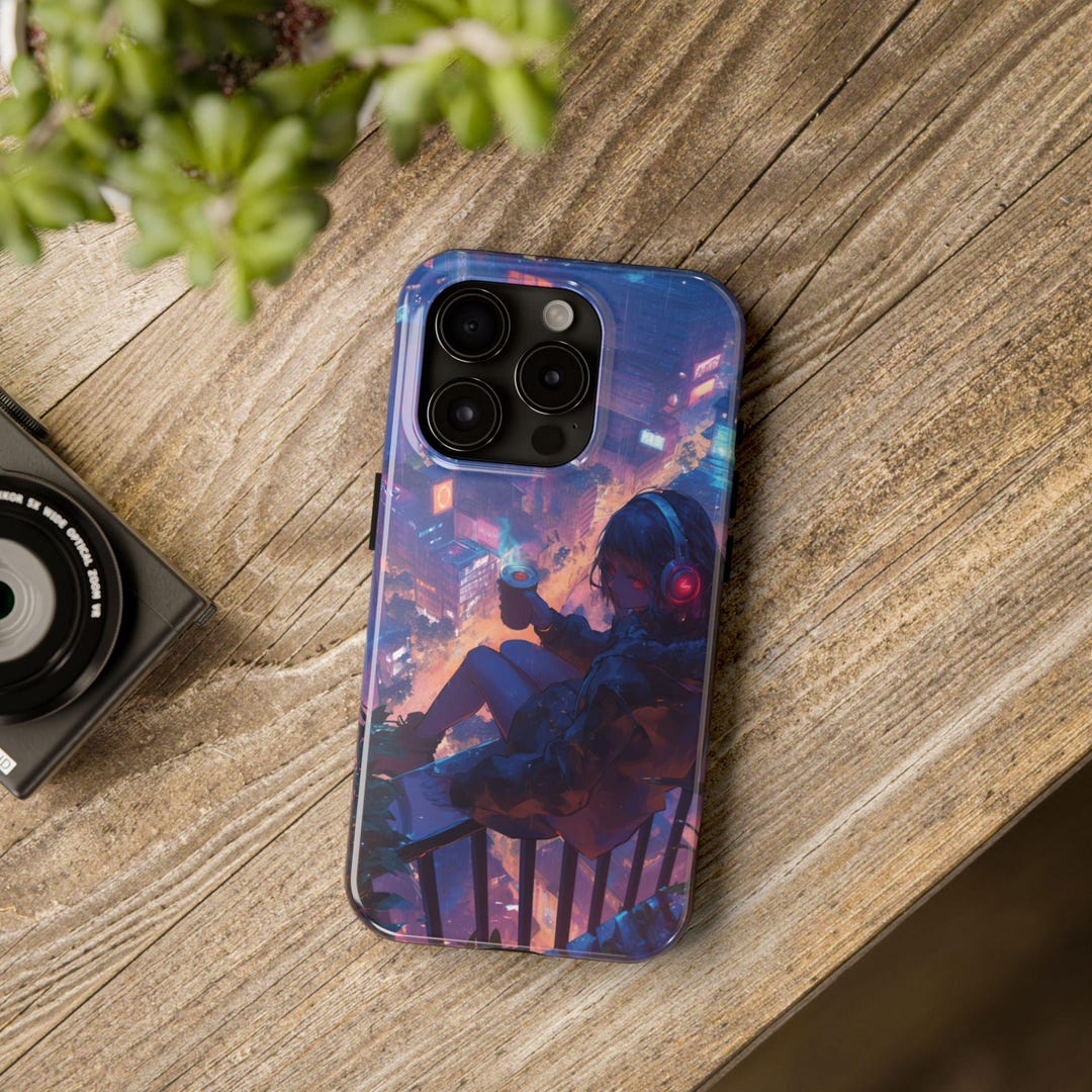 Lofi Nighttime City Phone Case | Artistic Chill Vibes Cover |protective ...