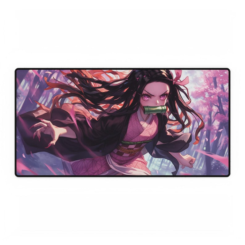 Nezuko Demon Slayer Deskmat | Anime Gaming Mousepad | Stylish Desk ...