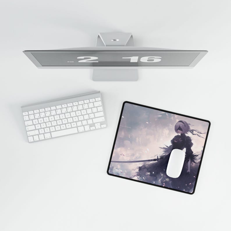2B Nier:automata, Gaming Desk Mats, Anime Design, Computer Mat, Mouse ...