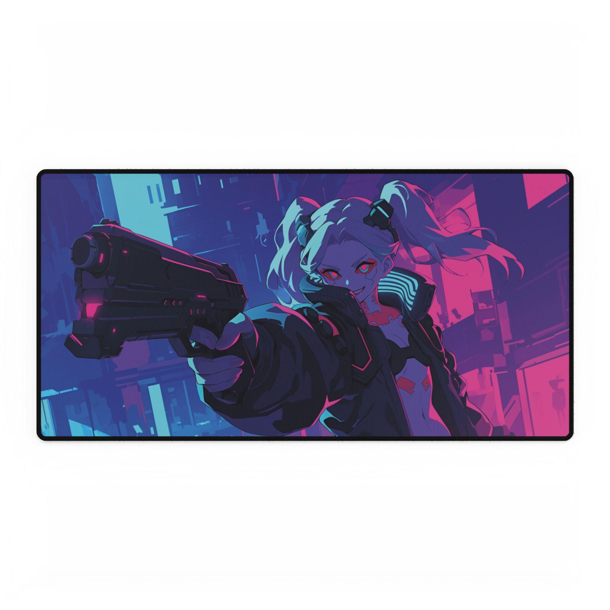 Rebecca Cyberpunk Edgerunners Desk Mat | Stylish Anime Mousepad ...