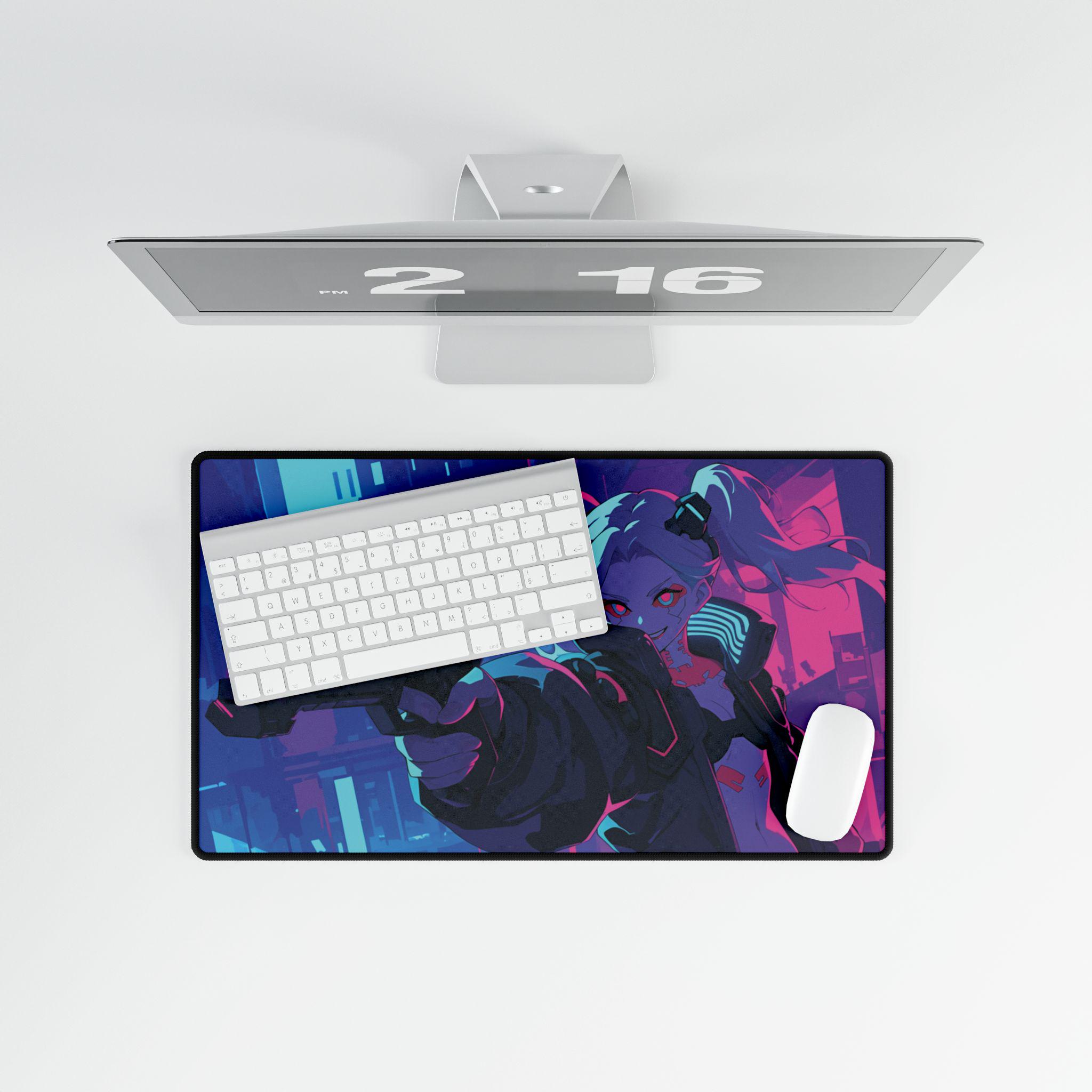 Rebecca Cyberpunk Edgerunners Desk Mat | Stylish Anime Mousepad ...