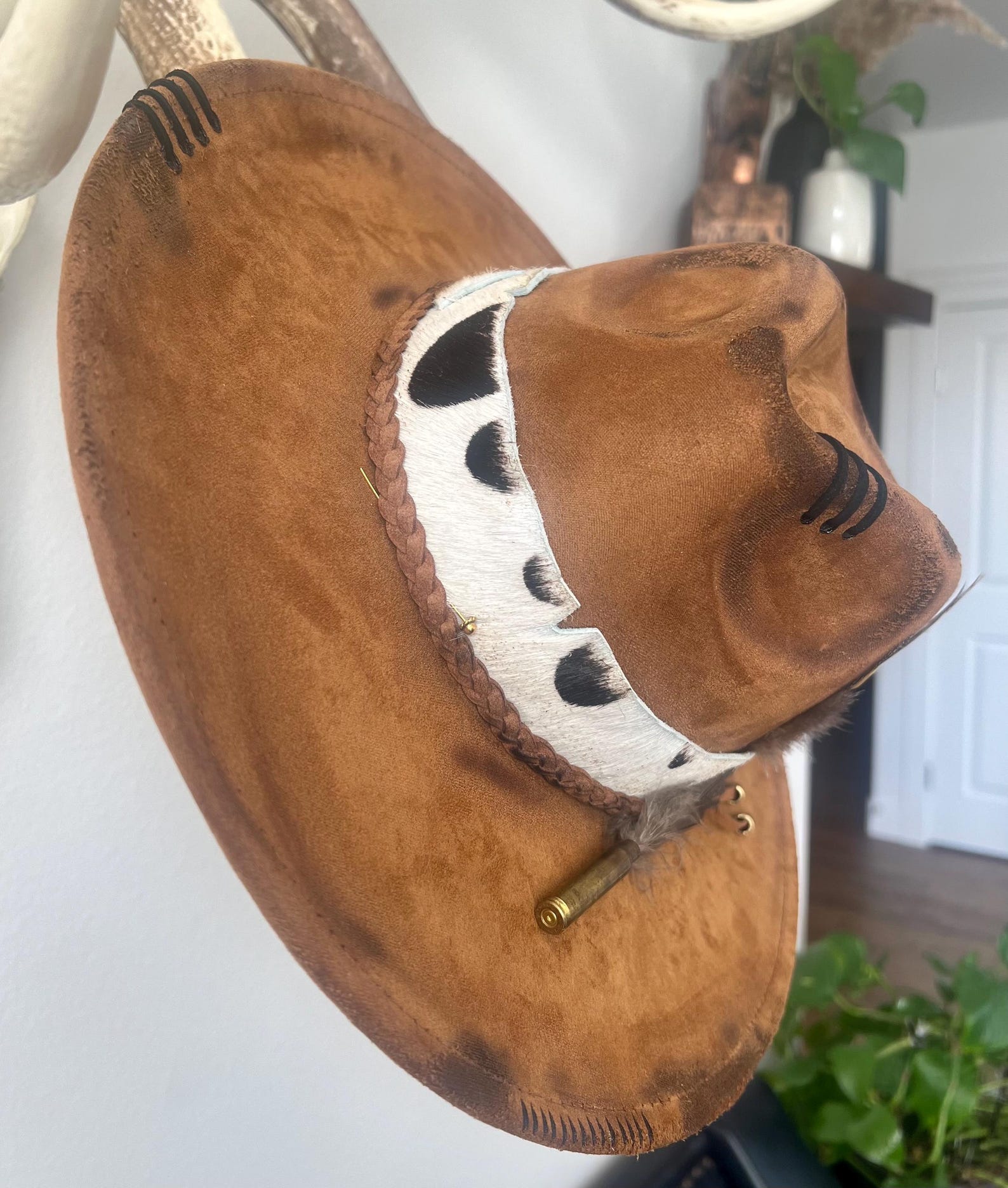 Handcrafted Western Rancher Country Hat / Hand Burnt/ Boho Hat ...