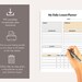 Printable One Page Lesson Planner, School Planner, Academic Planner ...