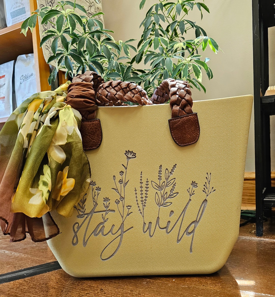 Vira Versa Tote - Floral Design - Etsy