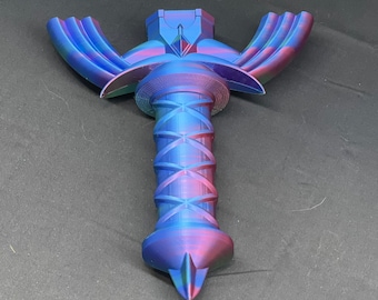 Digital STL File 3D Printable Retractable Master Sword - Etsy