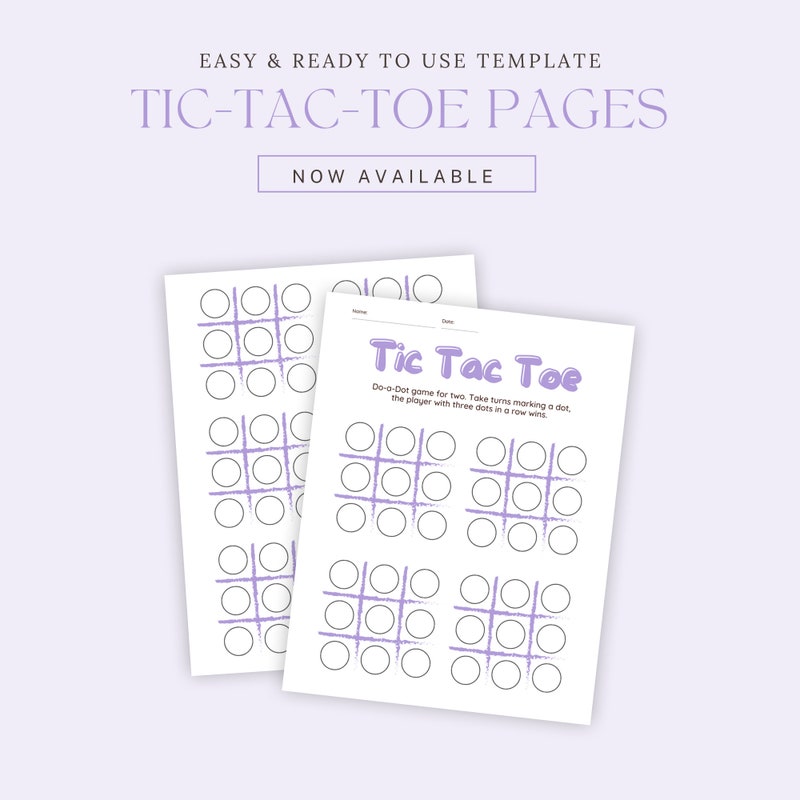 Tic Tac Toe Game - Etsy