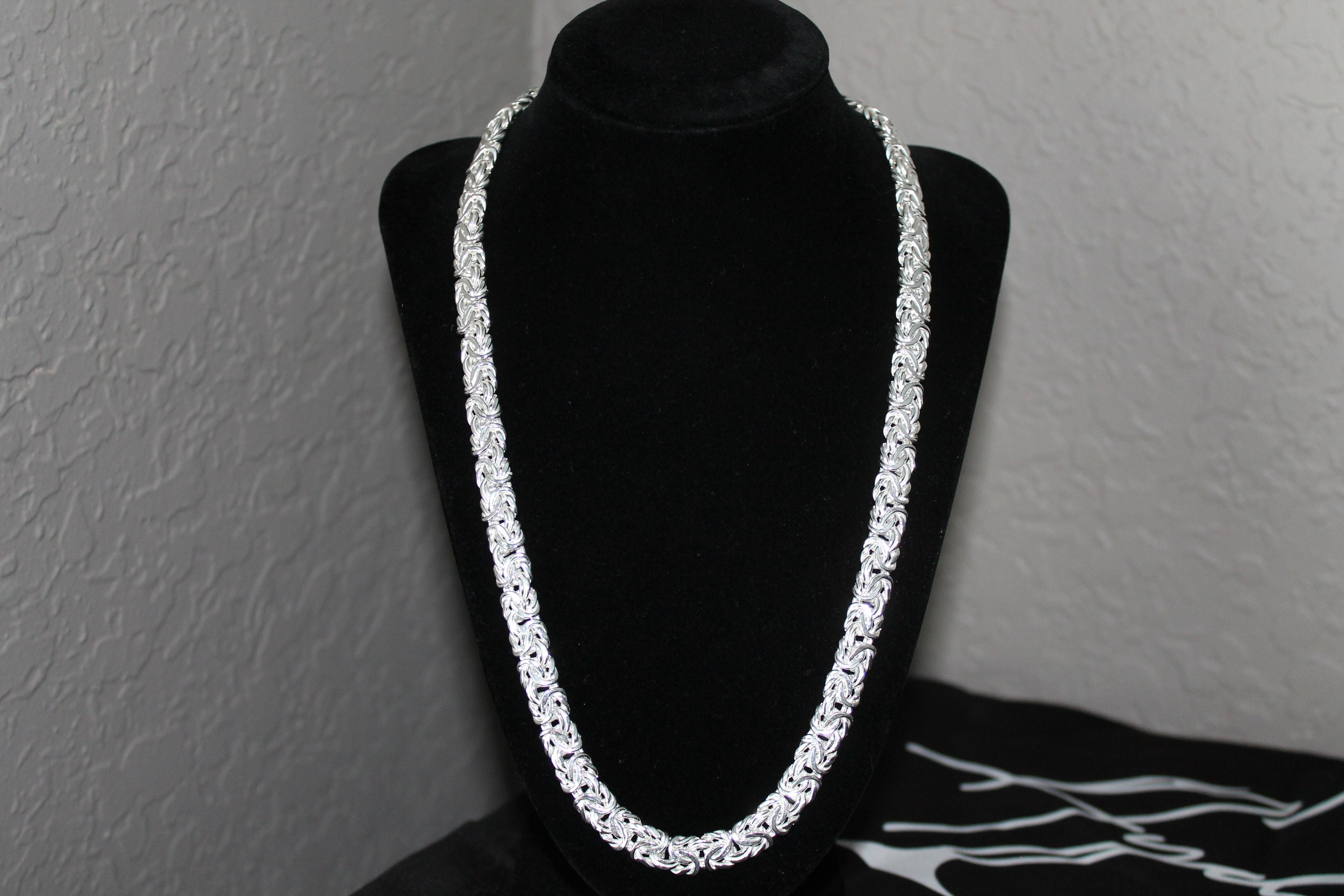 9.4mm Flat Byzantine Chain - Etsy