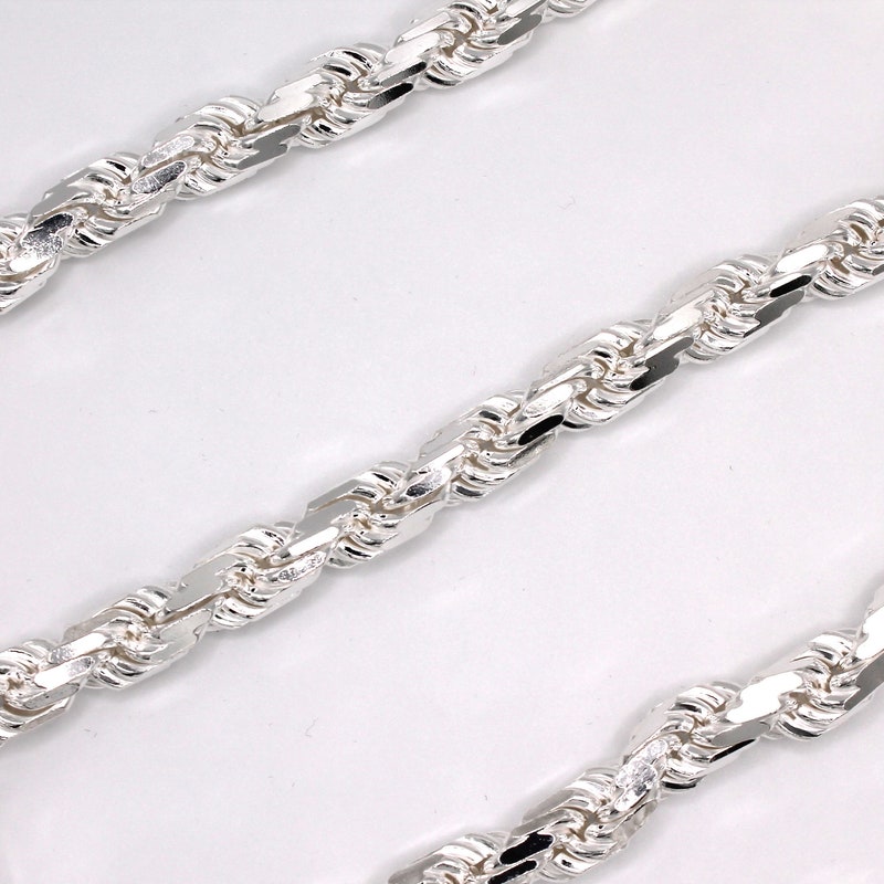 Silver Rope Chain - Etsy
