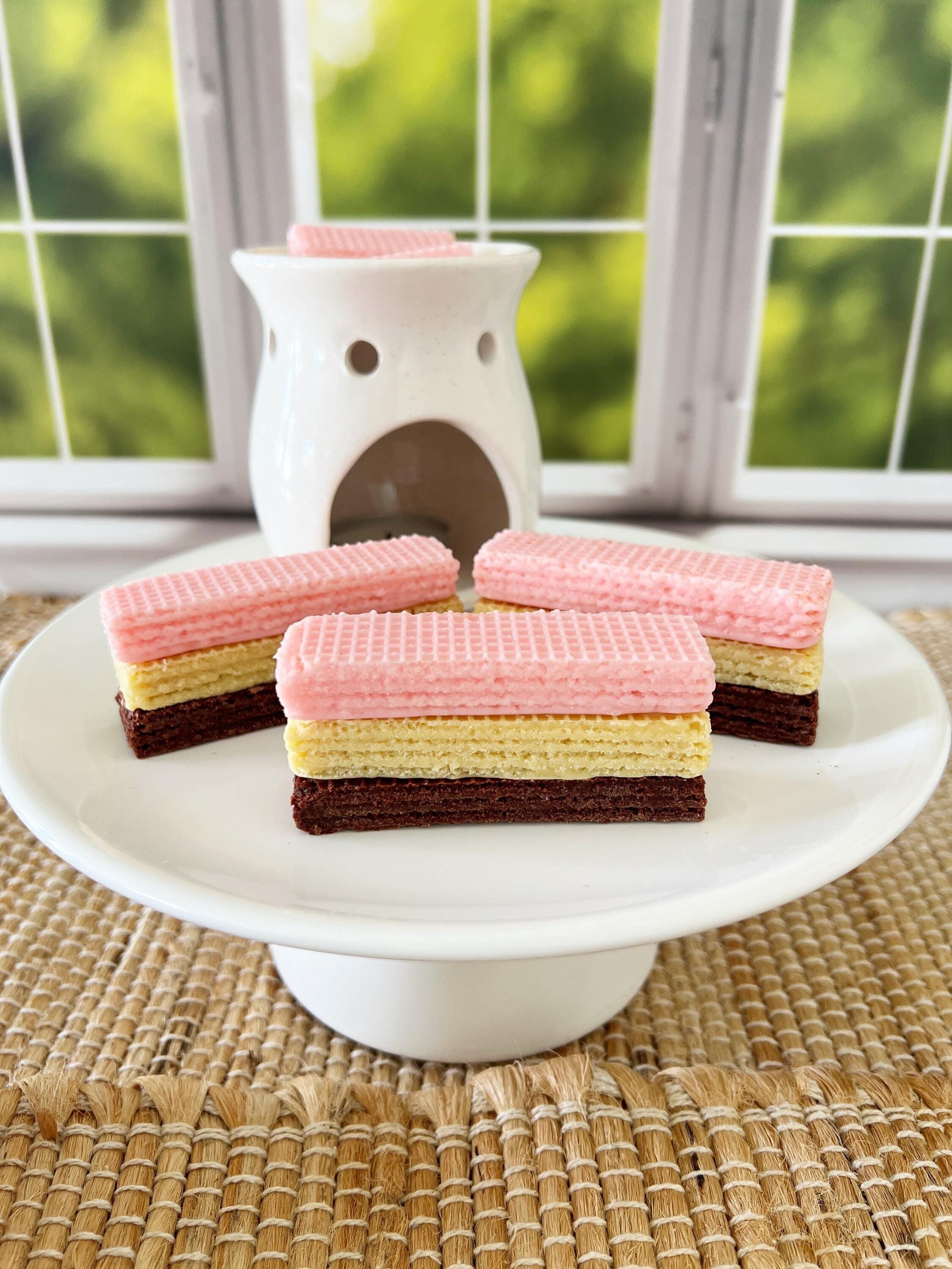 Neapolitan Sugar Wafer Wax Melts Hand Poured Cookie Wax Scented Wax Soy ...