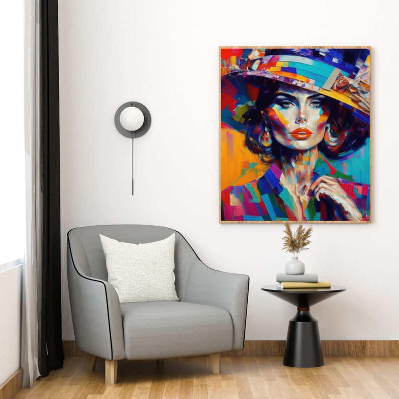 Fashion Woman, AI Art, Wall Art, AI Generated Art, Digital Art Print ...