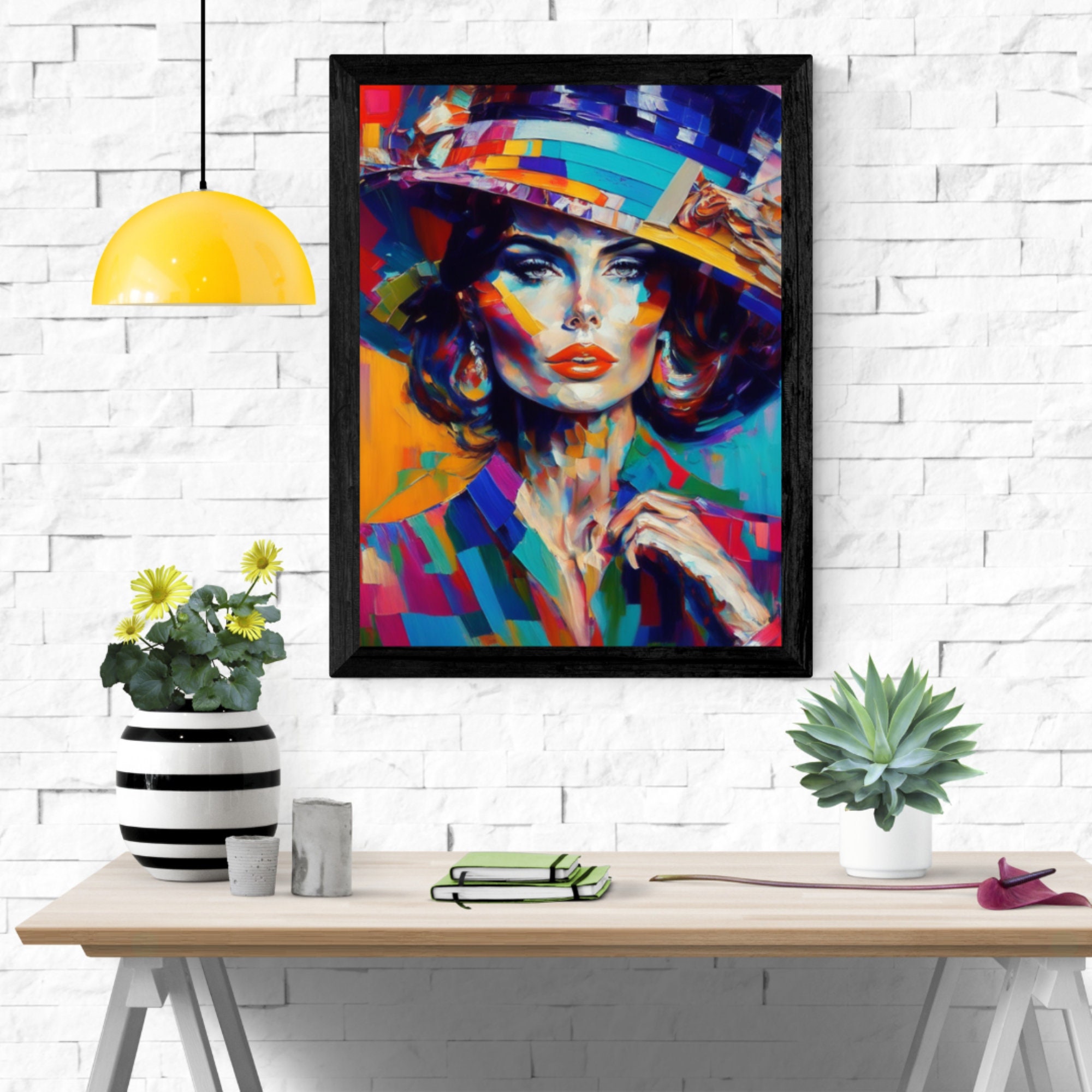 Fashion Woman, AI Art, Wall Art, AI Generated Art, Digital Art Print ...